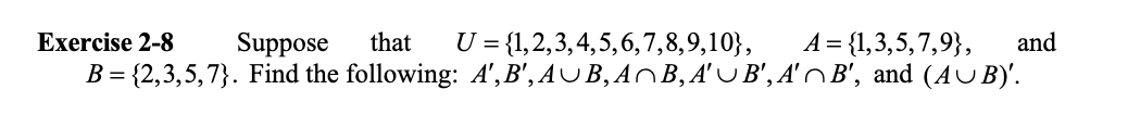 Solved Exercise 2-8 ﻿Suppose that | Chegg.com