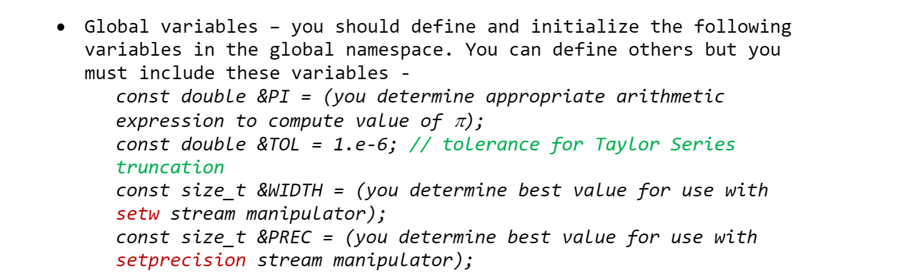 Solved focus of this lab element is to compute trigonometric | Chegg.com