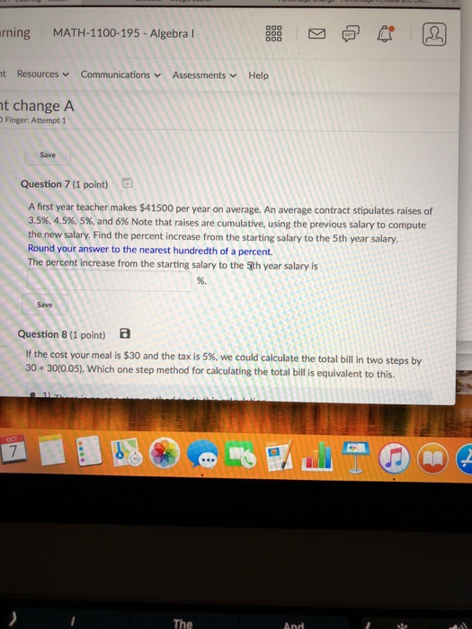 Solved ning MATH-1100-195- Algebra I t Resources | Chegg.com