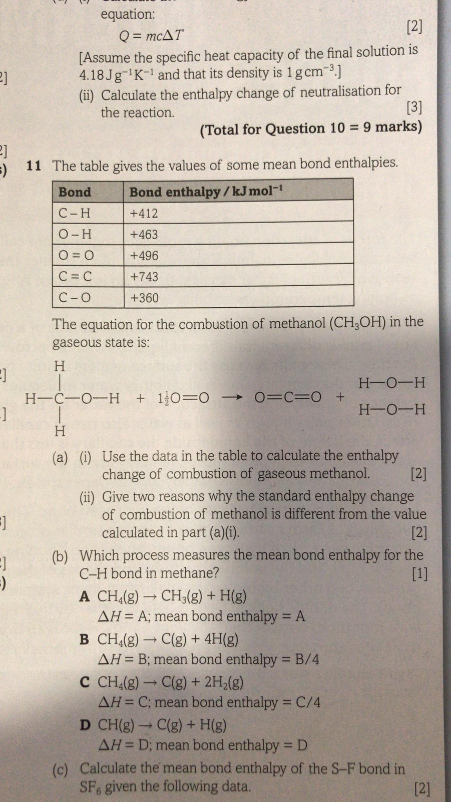 Solved equation: Q = MCAT [2] [Assume the specific heat | Chegg.com