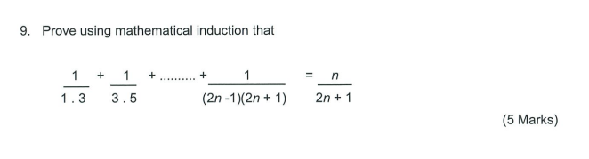 Solved 9. Prove using mathematical induction that | Chegg.com