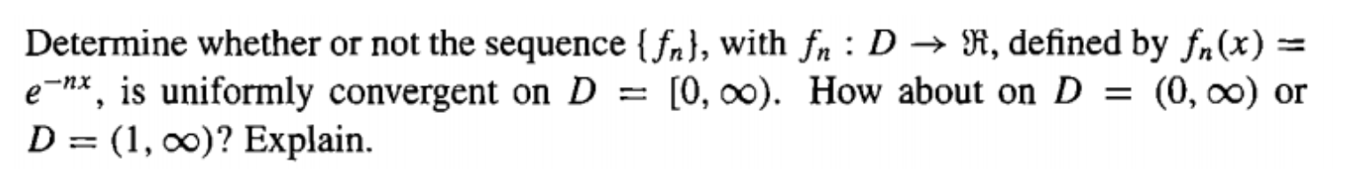 Solved Determine whether or not the sequence {fn), with fr | Chegg.com