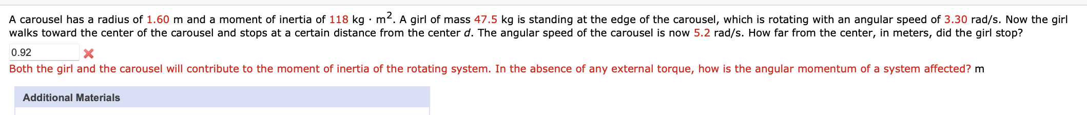Solved Additional Materials | Chegg.com
