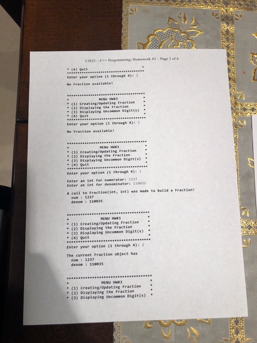 Solved CIS25-C++ Programming: Homework #3-Page 1 of 6 | Chegg.com Solved CIS25-C++ Programming: Homework #3-Page 1 of 6 | Chegg.com