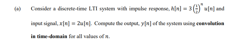Solved please solve this signal analysis system problem in | Chegg.com