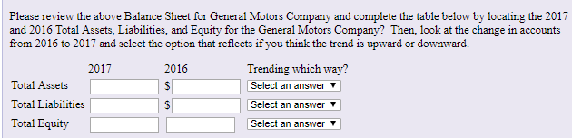Solved GENERAL MOTORS COMPANY AND SUBSIDIARIES CONSOLIDATED | Chegg.com