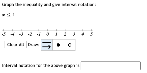 Solved Graph the inequality and give interval notation: 2