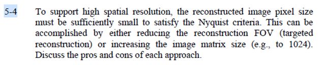 Solved 5-4. ﻿To support high spatial resolution, the | Chegg.com