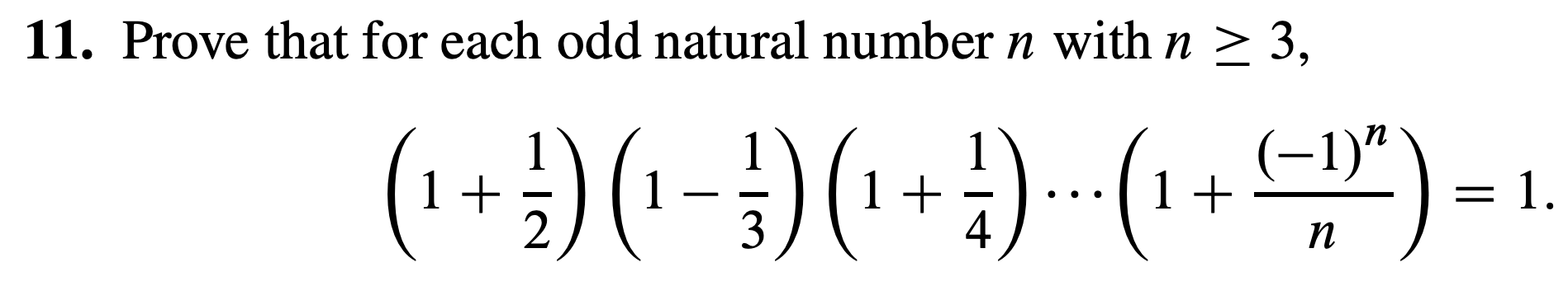 Solved Apply n=2m+1 for induction using m. * Upvote for | Chegg.com