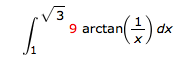 Solved 13 9 arctan arctan() dx | Chegg.com