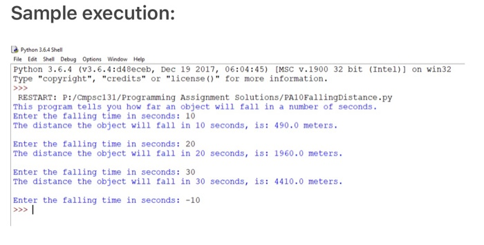 Solved Please use Python for this program and use # to | Chegg.com