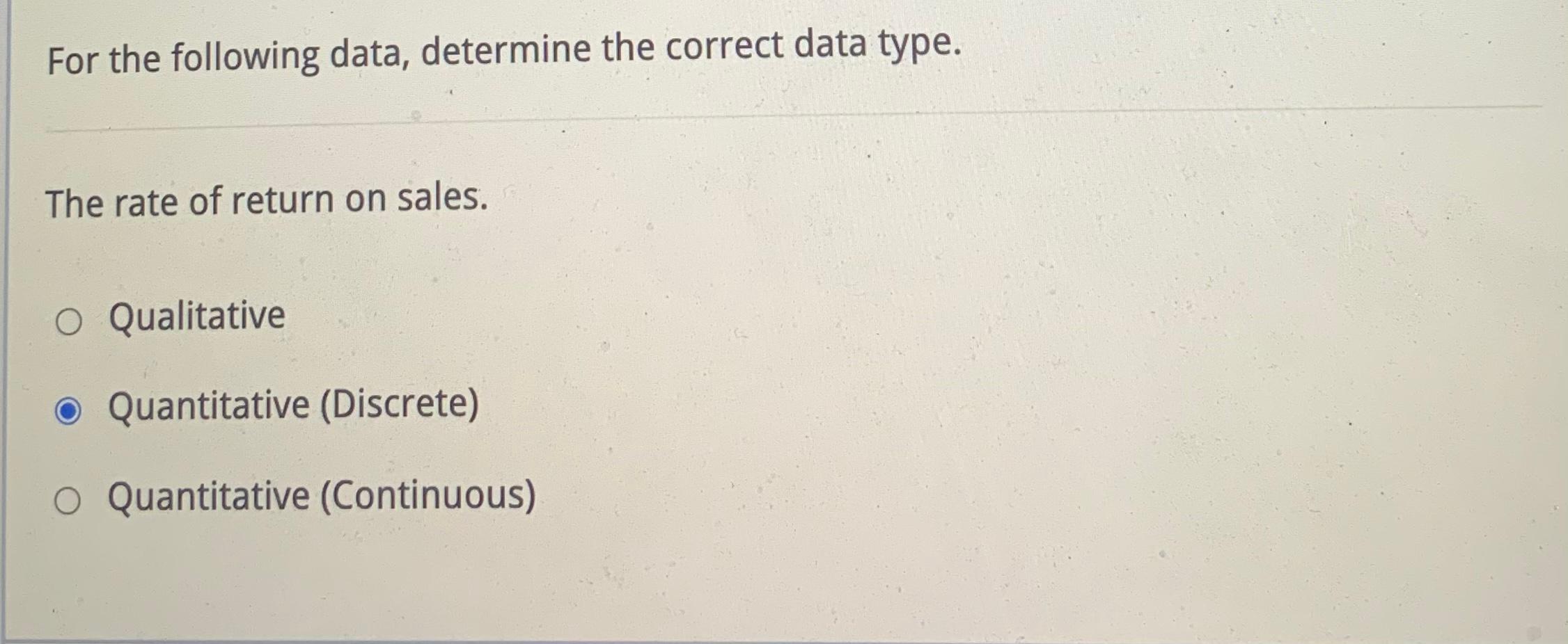 Solved For the following data, determine the correct data | Chegg.com
