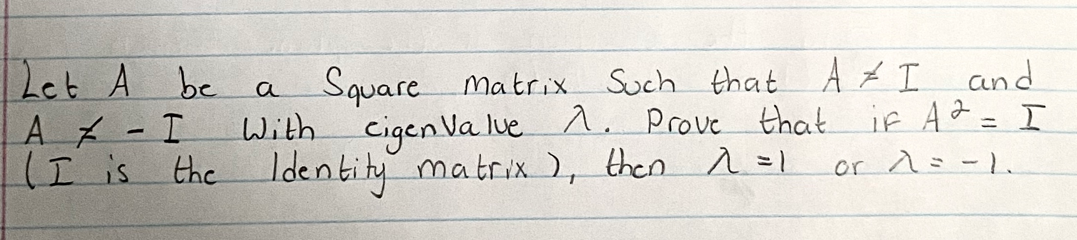 Solved Let o be Square Matrix Such that A*I and LA FI With | Chegg.com
