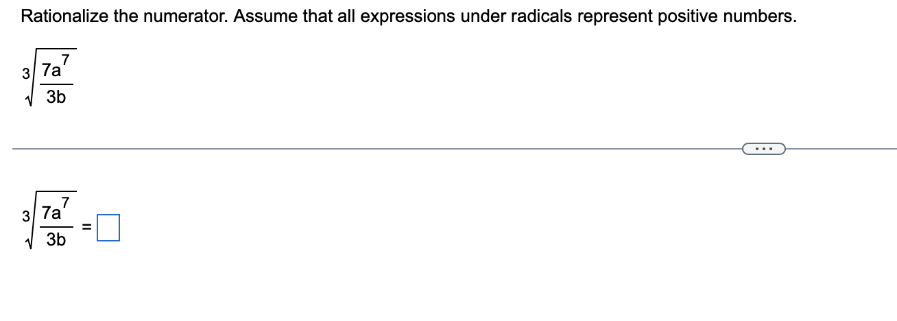 Solved Rationalize the numerator. Assume that all | Chegg.com