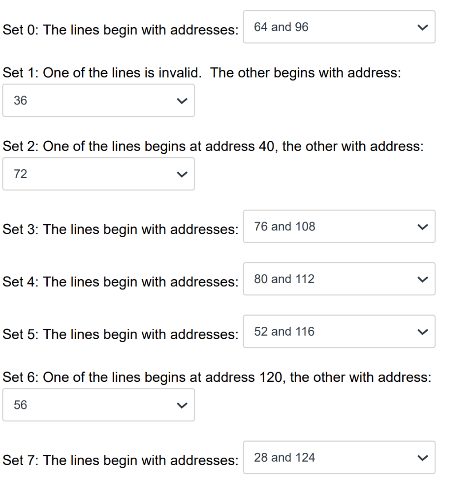Solved A cache has the following (unrealistic) | Chegg.com