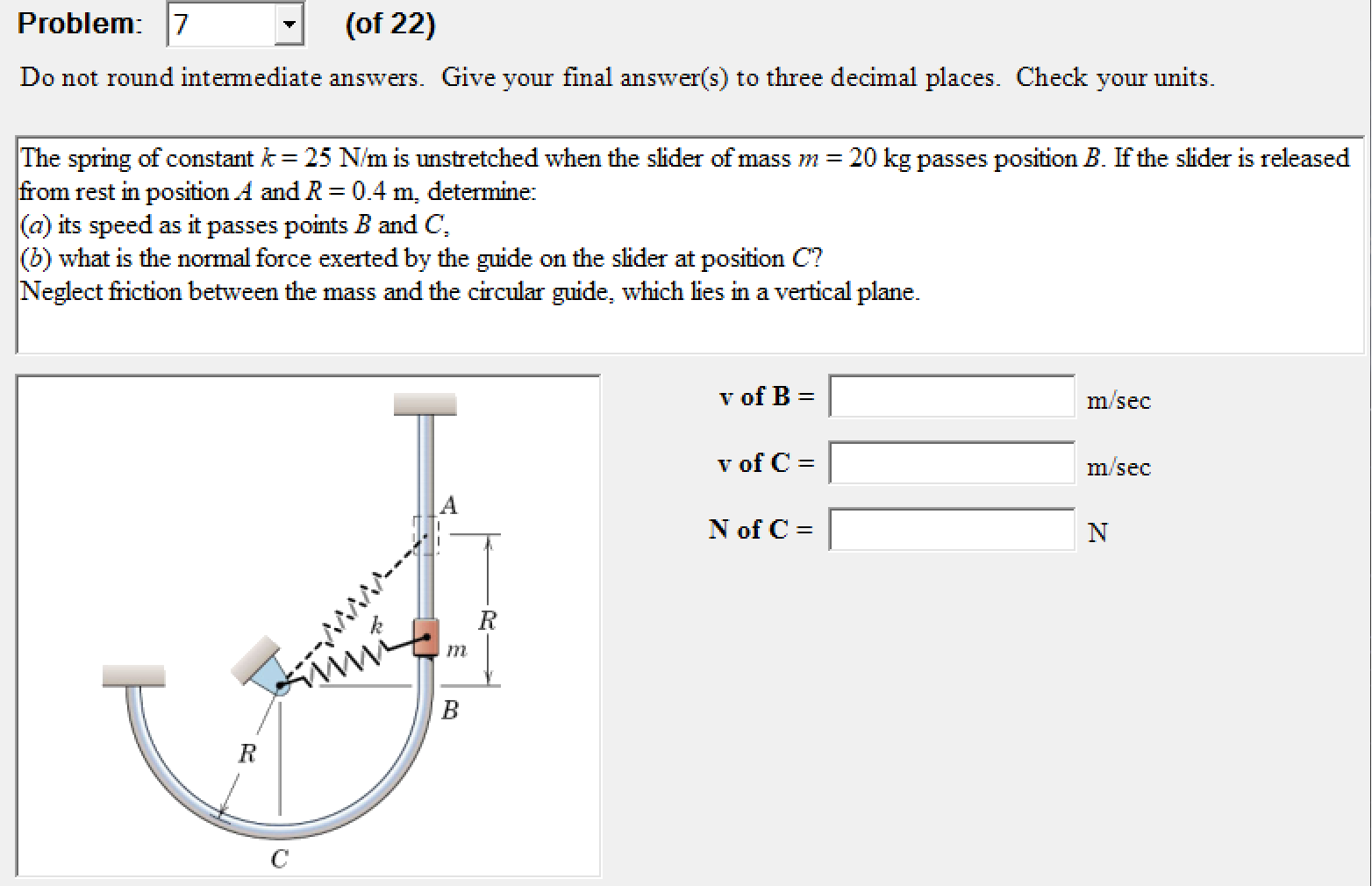 Solved Problem: (of 22) Do not round intermediate answers. | Chegg.com