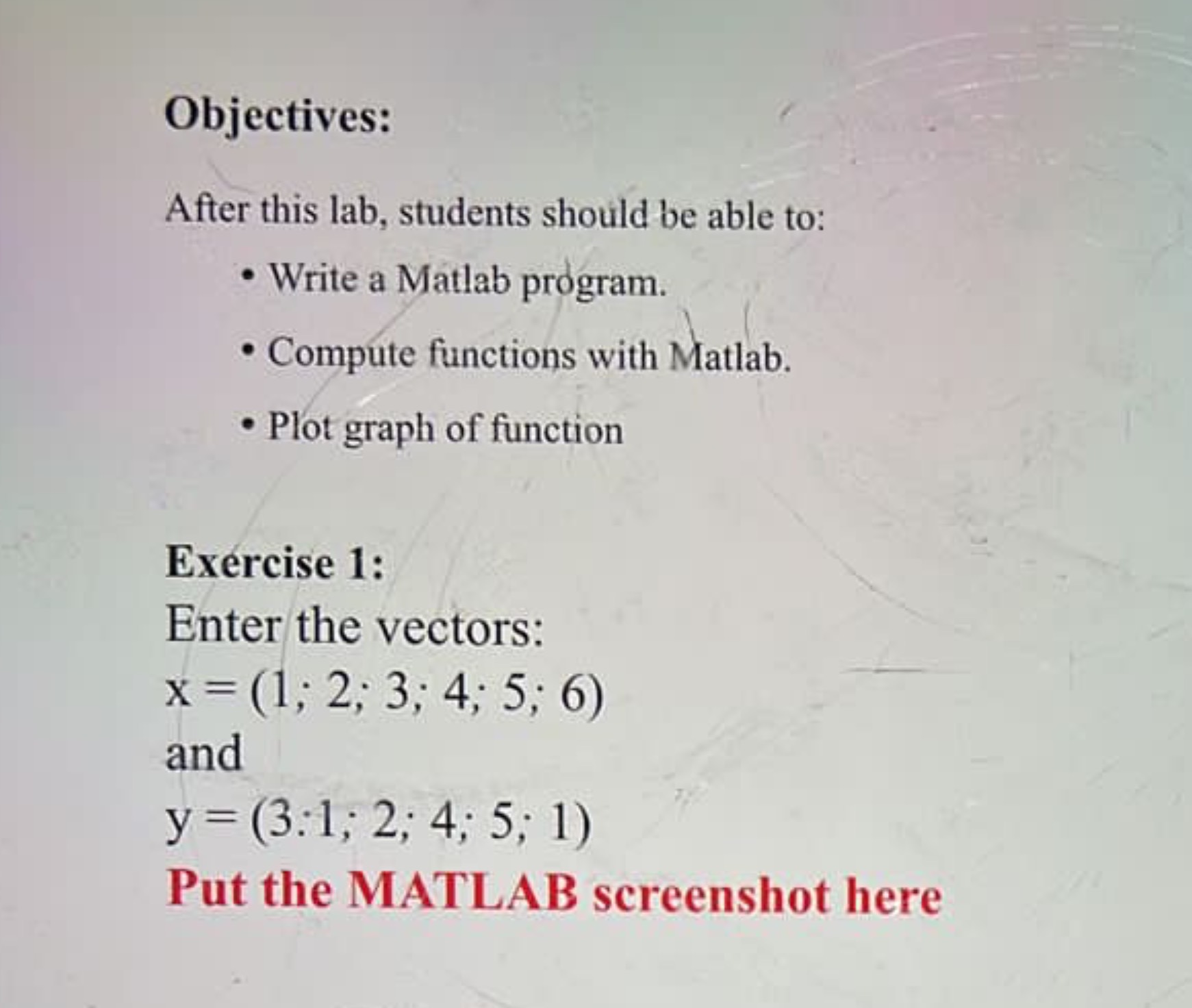 Solved Objectives:After this lab, students should be able | Chegg.com