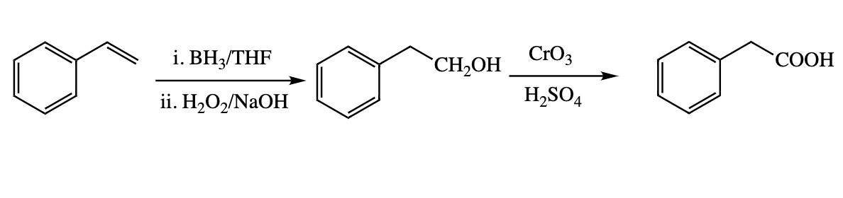 Solved ii. H2O2/NaOH H2SO4CrO3 | Chegg.com