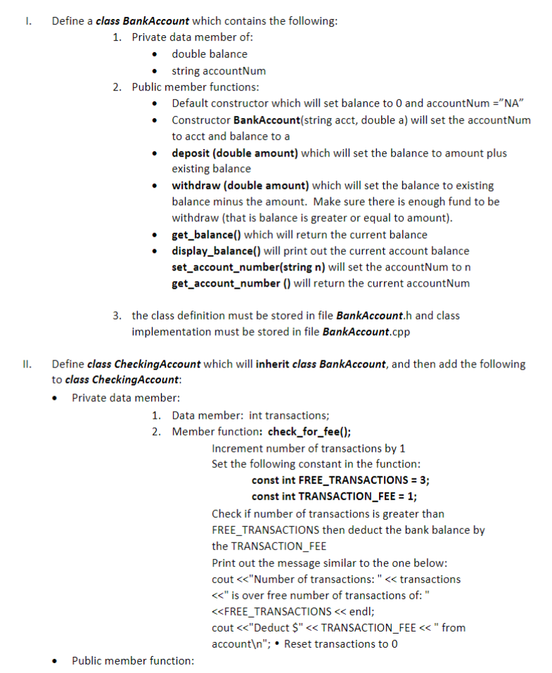 Solved C++ Code Help Needed ! This is my third time | Chegg.com