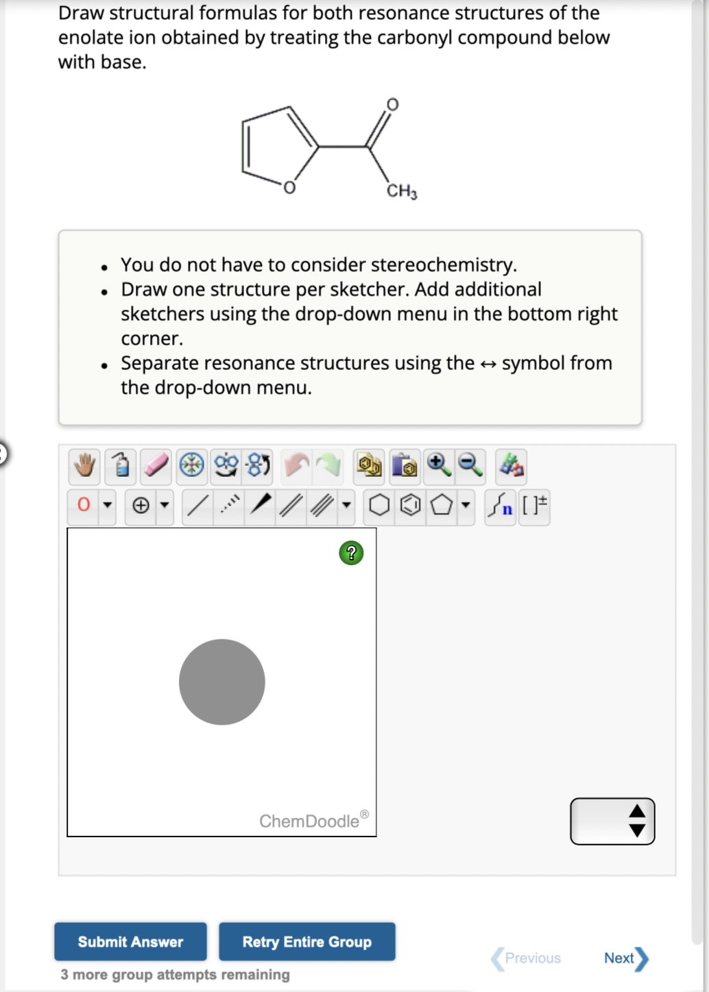 Solved Draw structural formulas for both resonance | Chegg.com