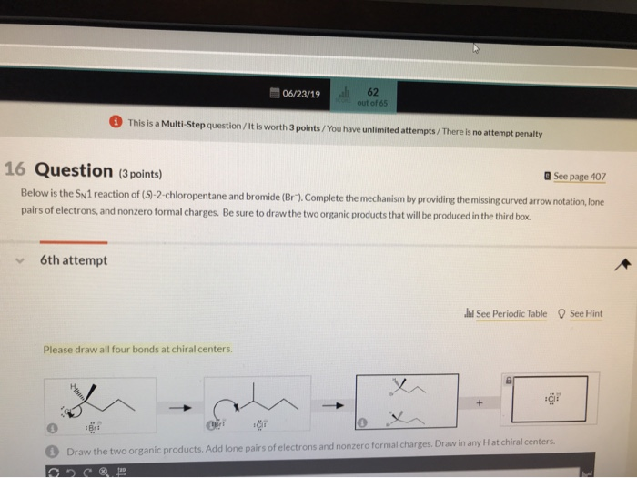 Solved I Draw The Missing Curved Arrow Notation Add Lone 8593