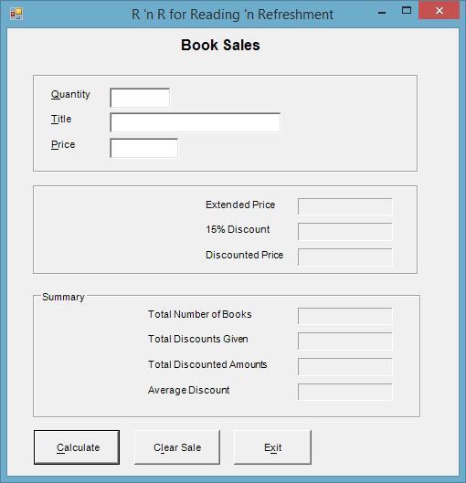 Solved Design and develop the Book Sales Point of Sale (POS) | Chegg.com