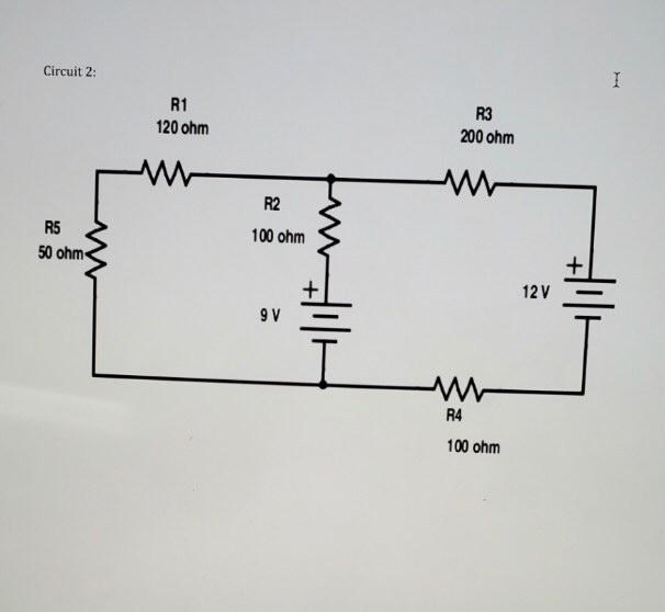 Solved A)Label each circuit to identify loops and | Chegg.com