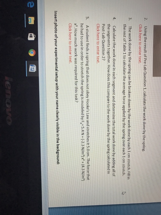 Using the result of Pre-Lab Question 1, calculate the | Chegg.com