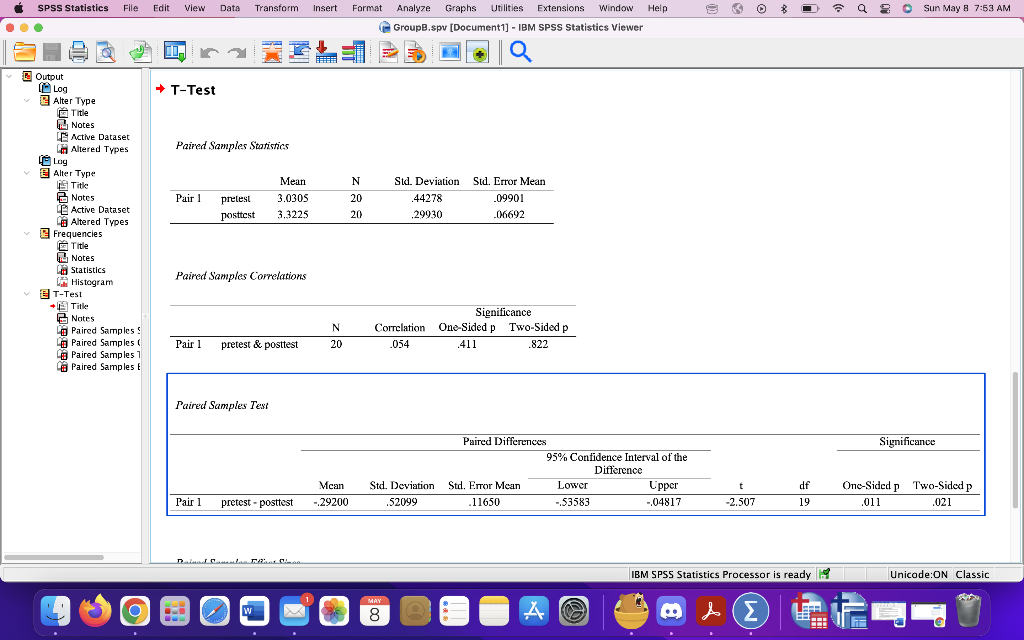 Solved Interpret the SPSS results: The administrators of a | Chegg.com