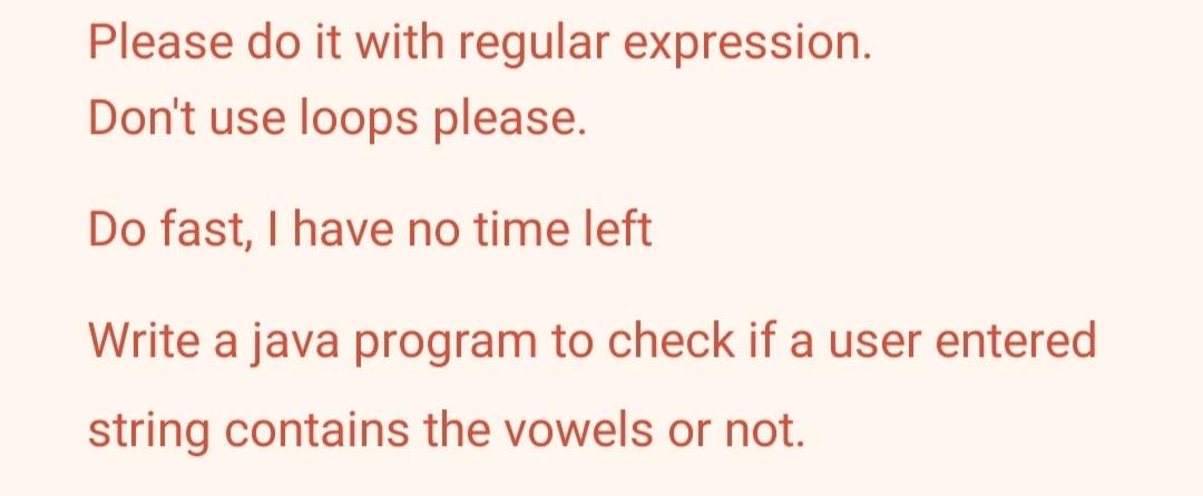 Solved Please do it with regular expression. Don't use loops | Chegg.com