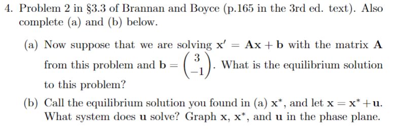 Solved General Solutions of Systems. In each of Problems 1 | Chegg.com