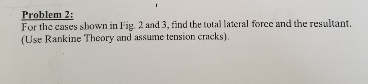 Solved Problem 2: For the cases shown in Fig. 2 and 3, find | Chegg.com