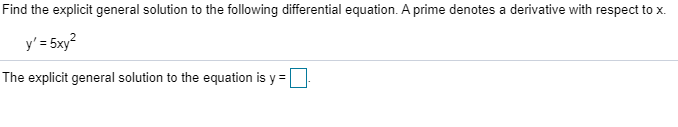 Solved Find the explicit general solution to the following | Chegg.com