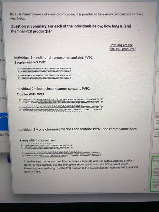 Solved PCR exercise.pdf Open with Question 5: For the target | Chegg.com