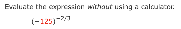 Solved Evaluate the expression without using a calculator. | Chegg.com
