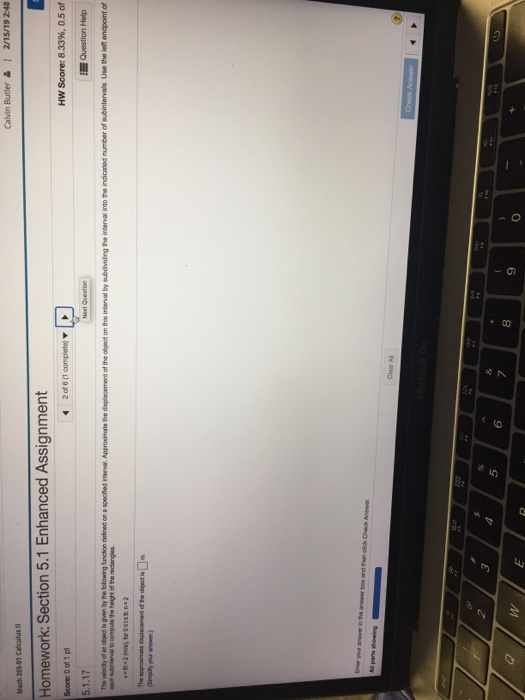 Solved Homework Section 5 1 Enhanced Assignment Mpity Your
