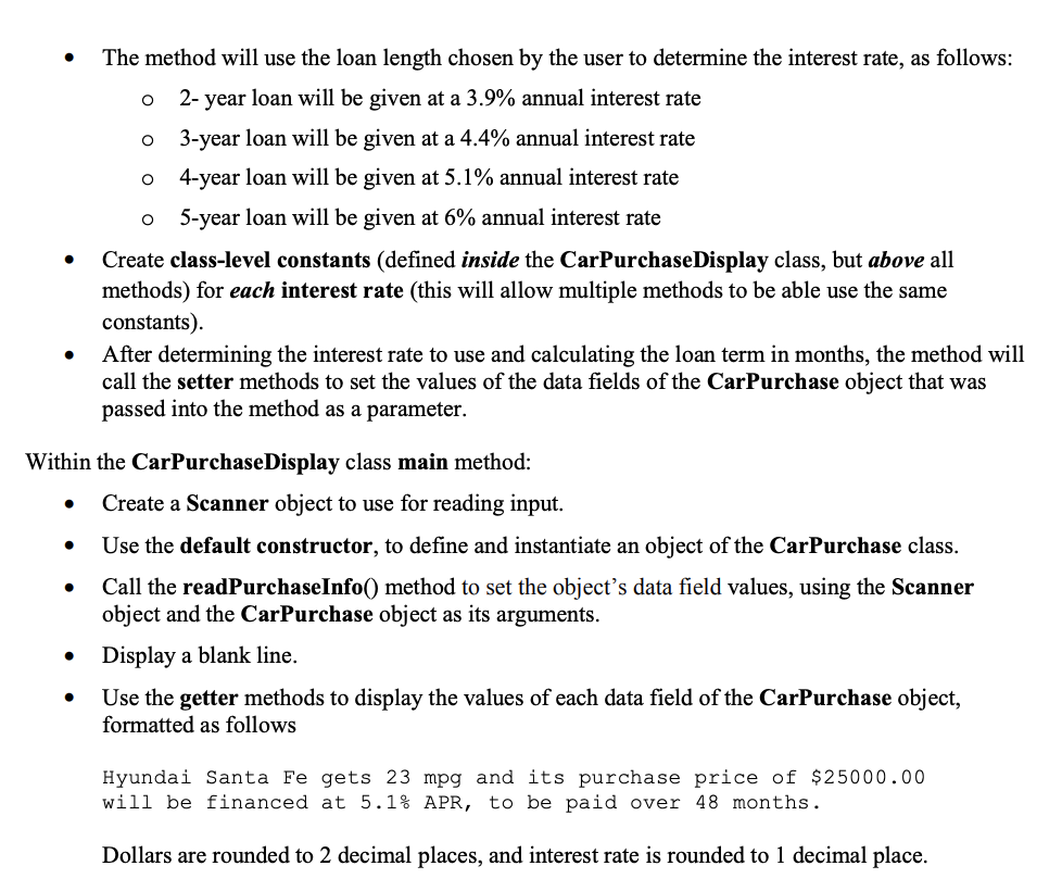 Hello, this java assignment is in 2 parts so I'm just | Chegg.com