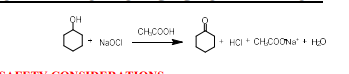 Solved OXIDATION OF CYCLOHEXANOL TO CYCLOHEXANONE Insert a | Chegg.com