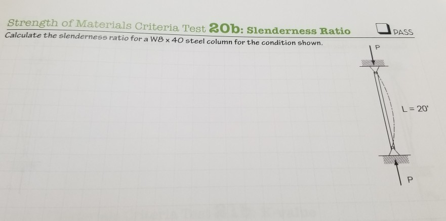Solved Calculate the slenderness ratio for a W8x40 steel | Chegg.com
