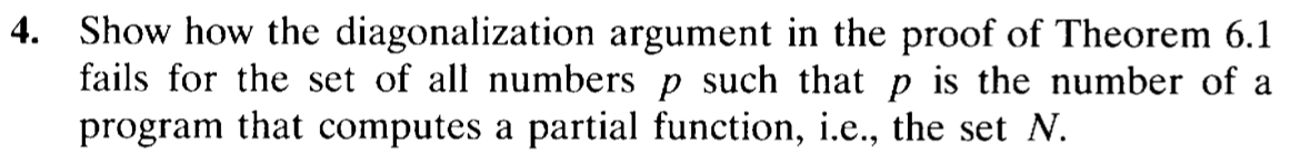 [solved] Show How The Diagonalization Argument In The Proo