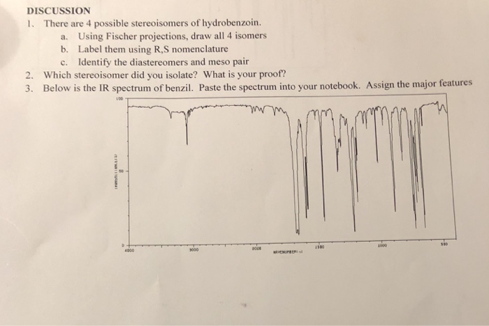 Solved DISCUSSION 1. There are 4 possible stereoisomers of | Chegg.com