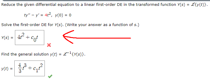 Reduce the given differential equation to a linear | Chegg.com