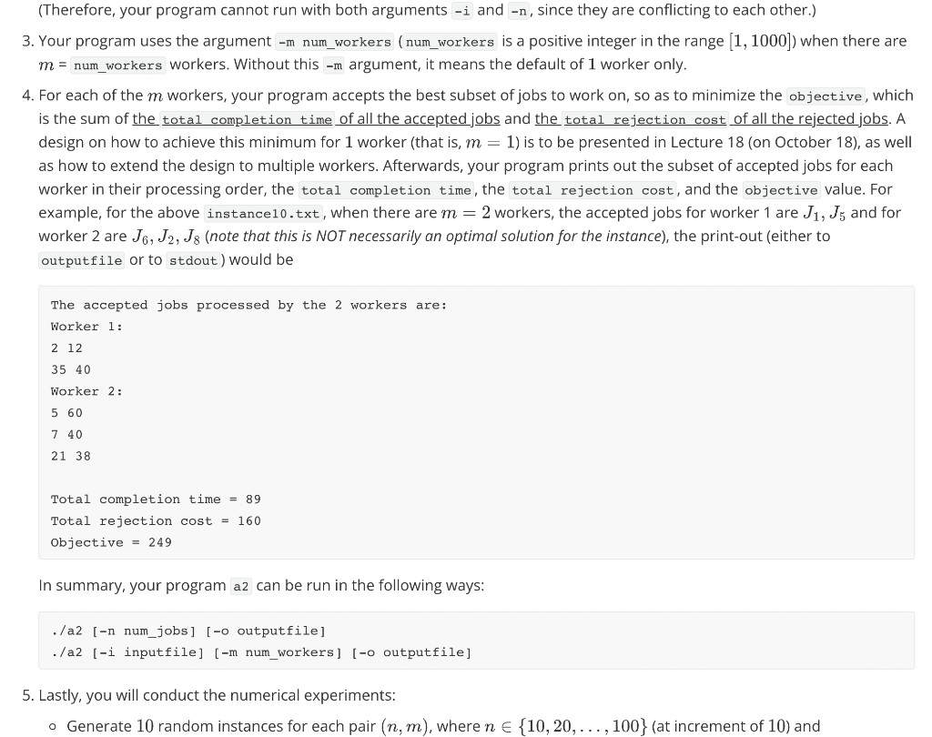 Solved Assignment #2 There are two optional assignments, | Chegg.com