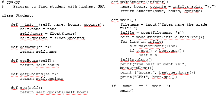 Solved Review the “Student” class discussed in the lecture. | Chegg.com