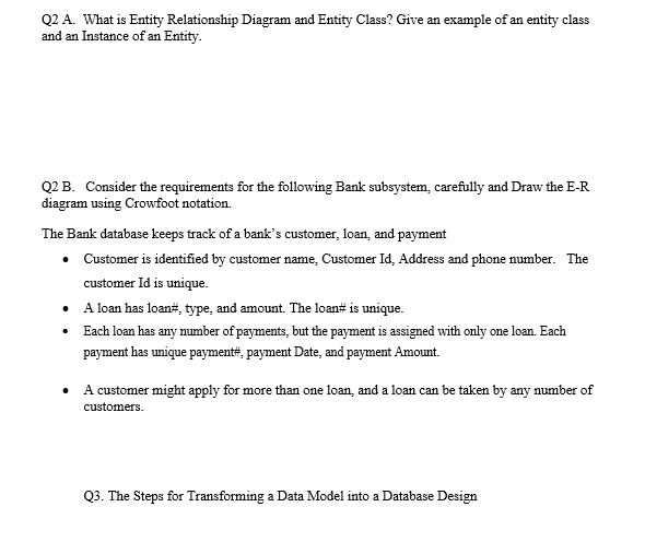 Solved Q1: A. What is functional dependency. Give proper | Chegg.com