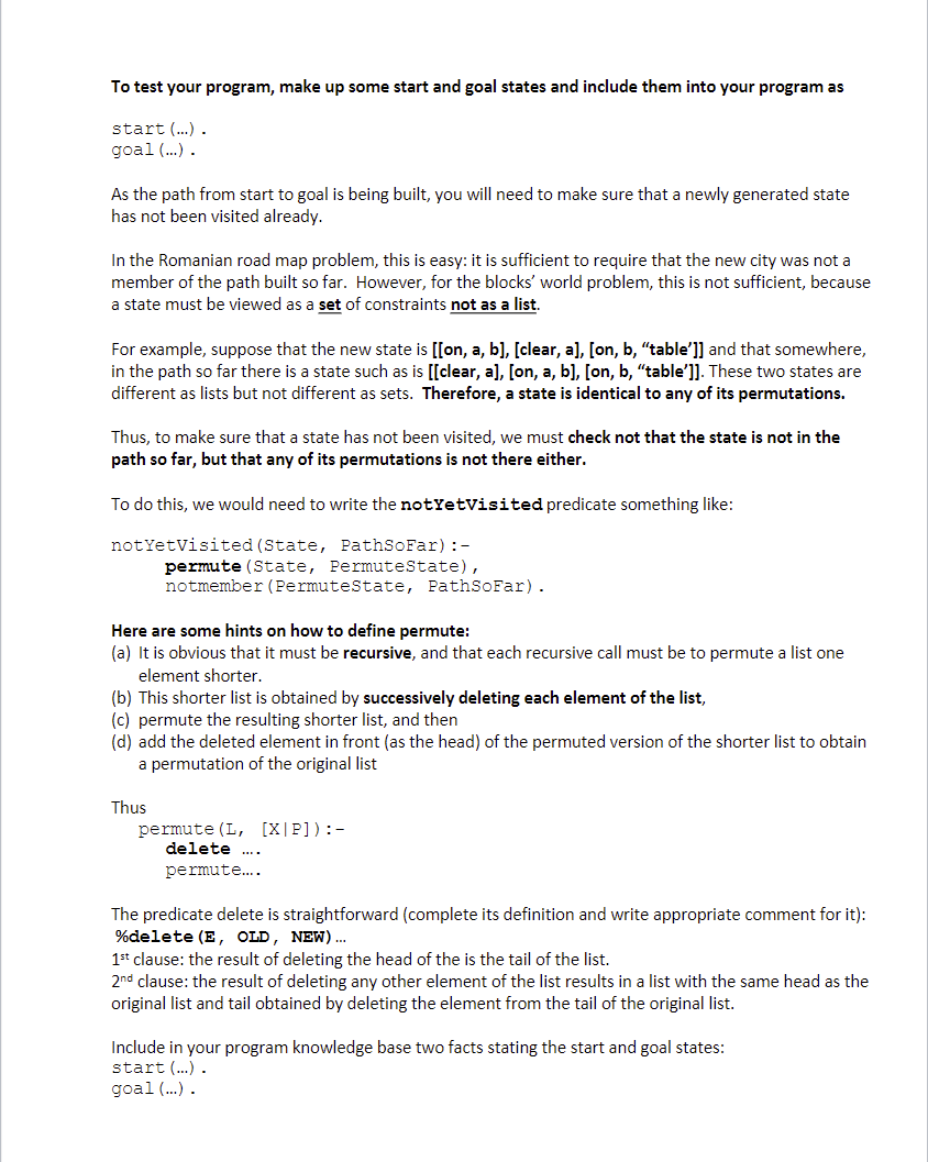 You are asked to write a program to implement the | Chegg.com