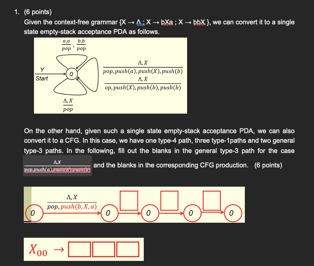 Solved Given the context-free grammar {X→Λ;X→bXa;X→bbX}, we | Chegg.com Solved Given the context-free grammar {X→Λ;X→bXa;X→bbX}, we | Chegg.com