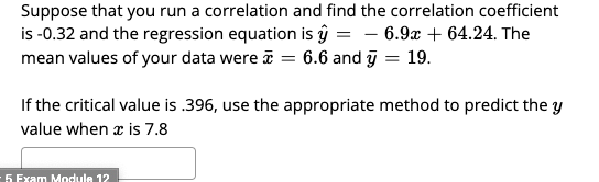 Solved Suppose that you run a correlation and find the | Chegg.com