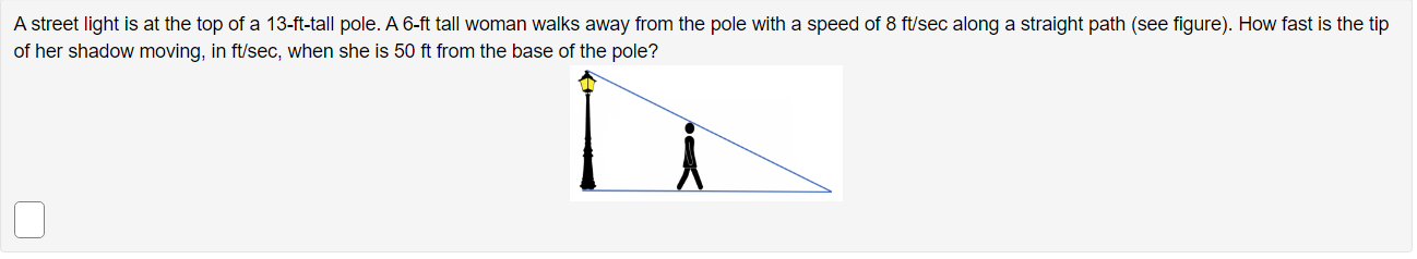 Solved A street light is at the top of a 13-ft-tall pole. A | Chegg.com