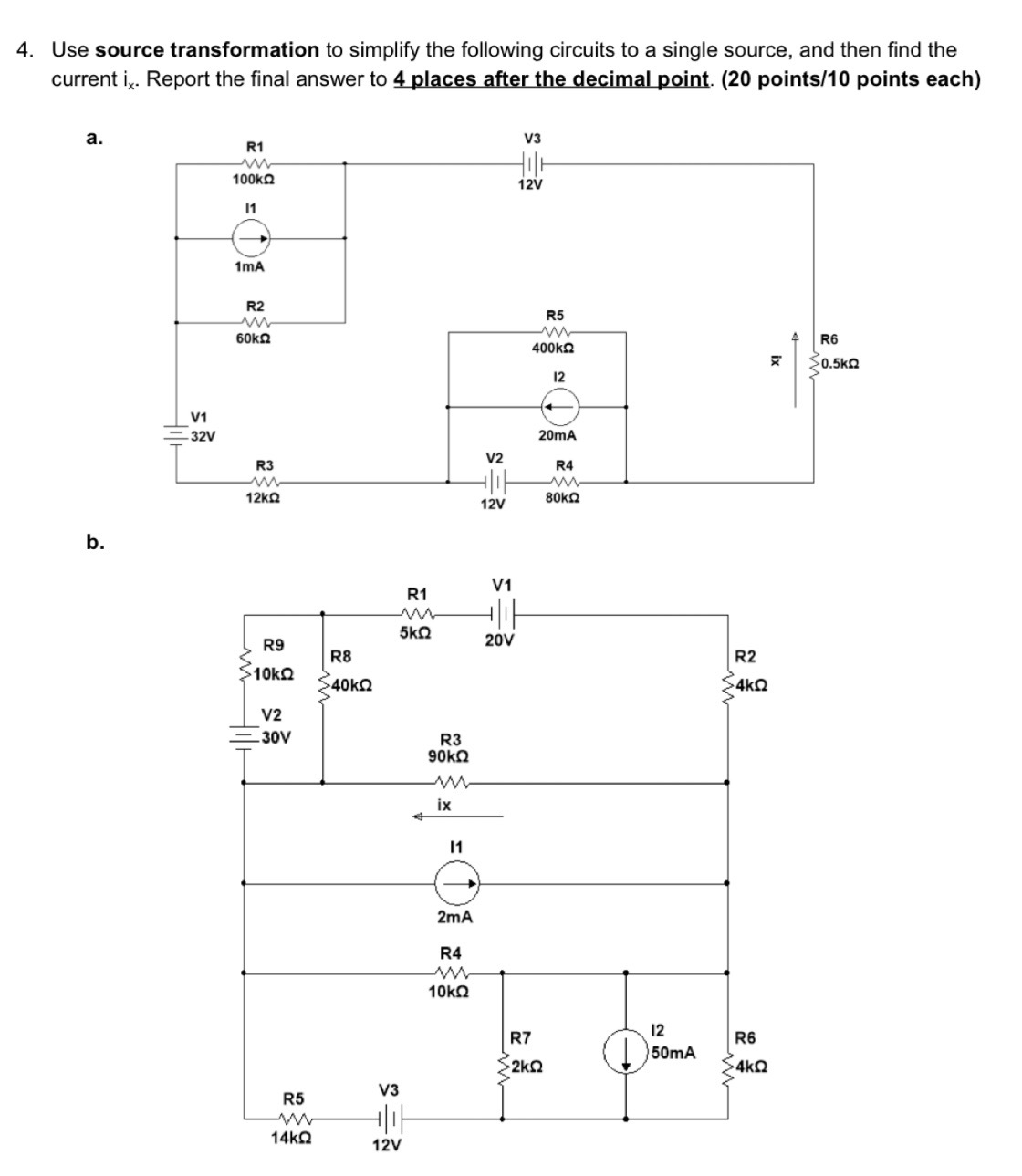 Solved Use source transformation to simplify the following | Chegg.com